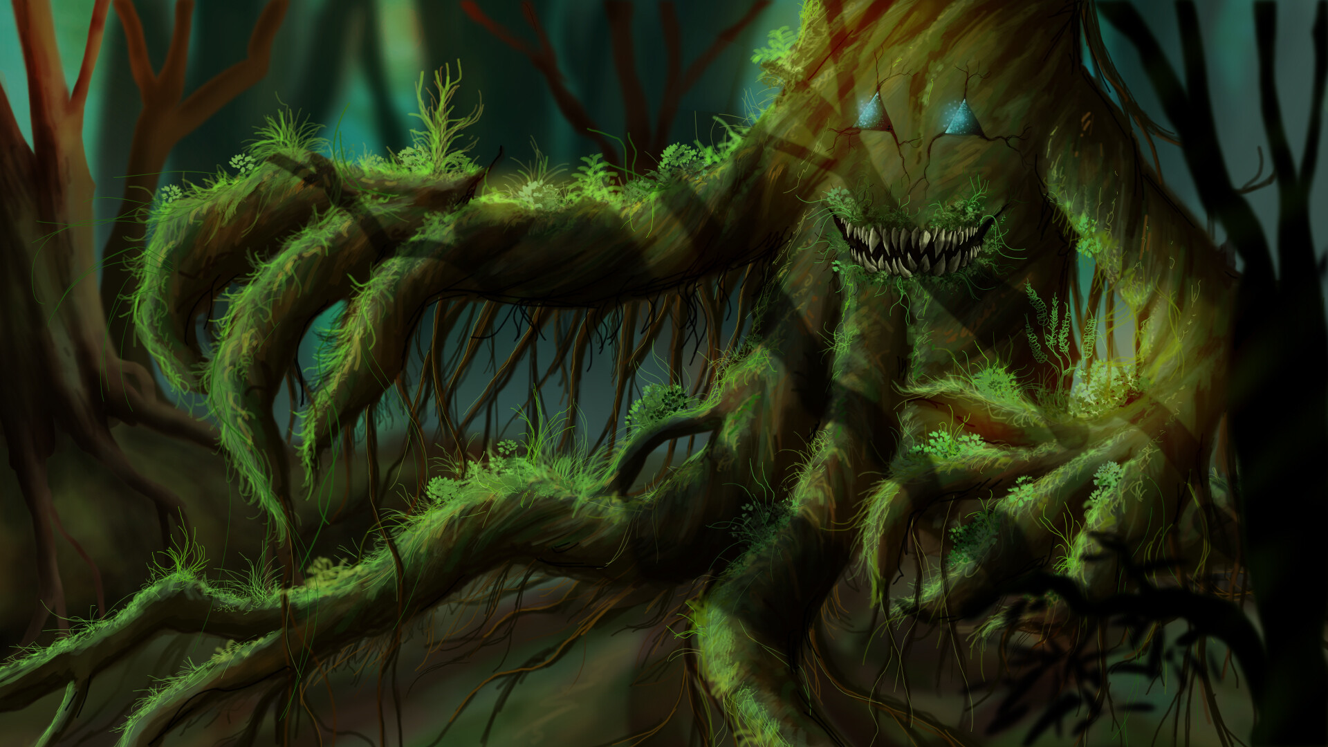 ArtStation - Tree monster