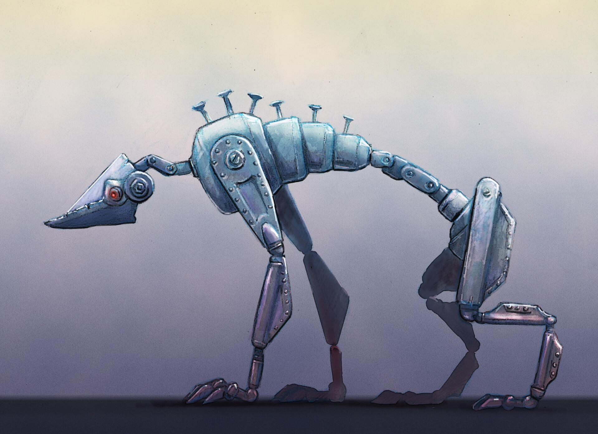 ArtStation - Metal Hyena (cartoon)