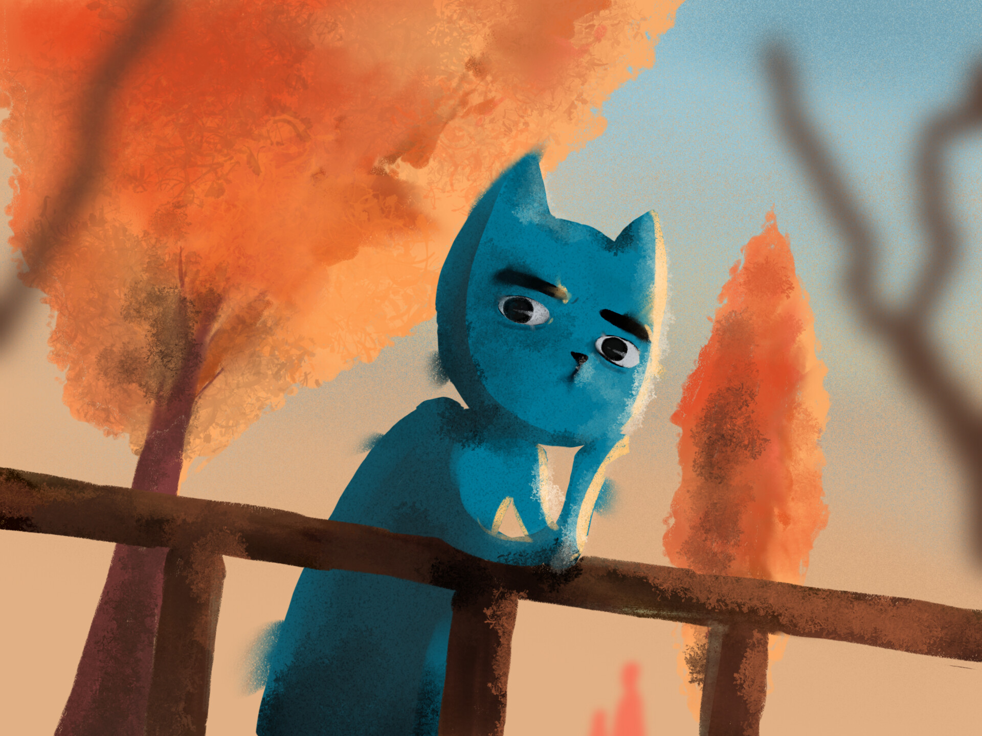 ArtStation - Cat illustration