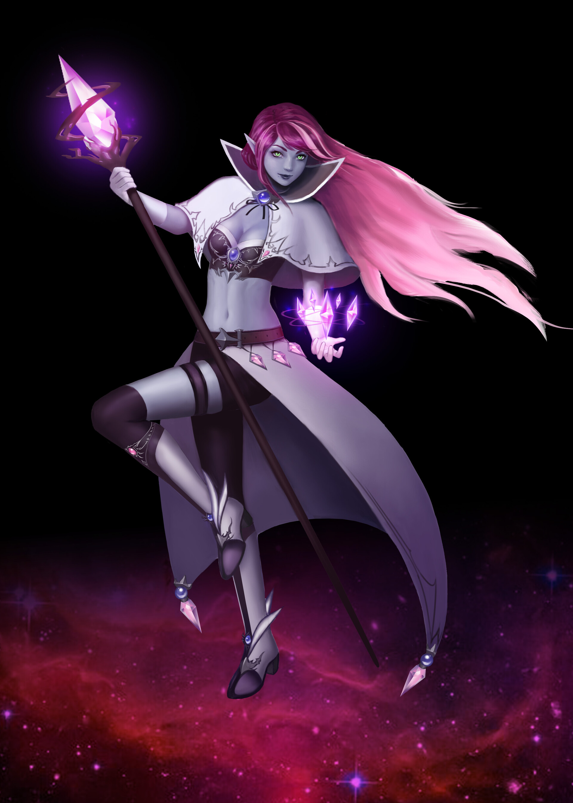 ArtStation - Crystal Mage - Sakura