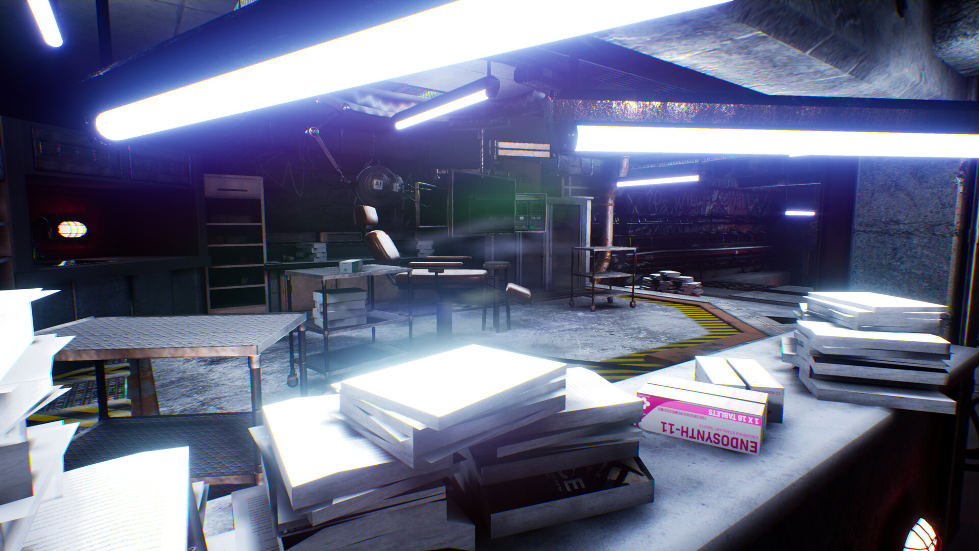 Michael Plumb - Cyberpunk Project, Basement.