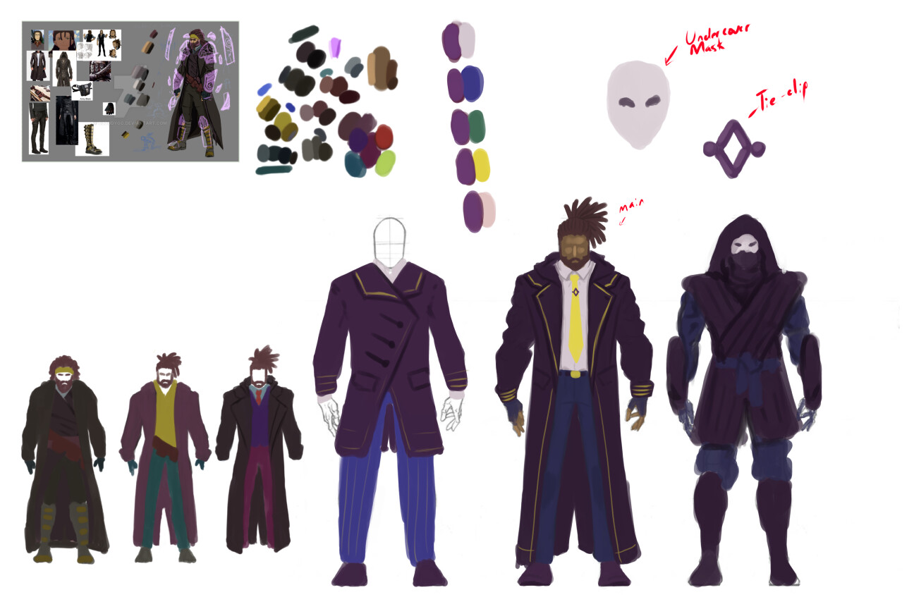 ProfSweets - "Crimson" Character Redesigns