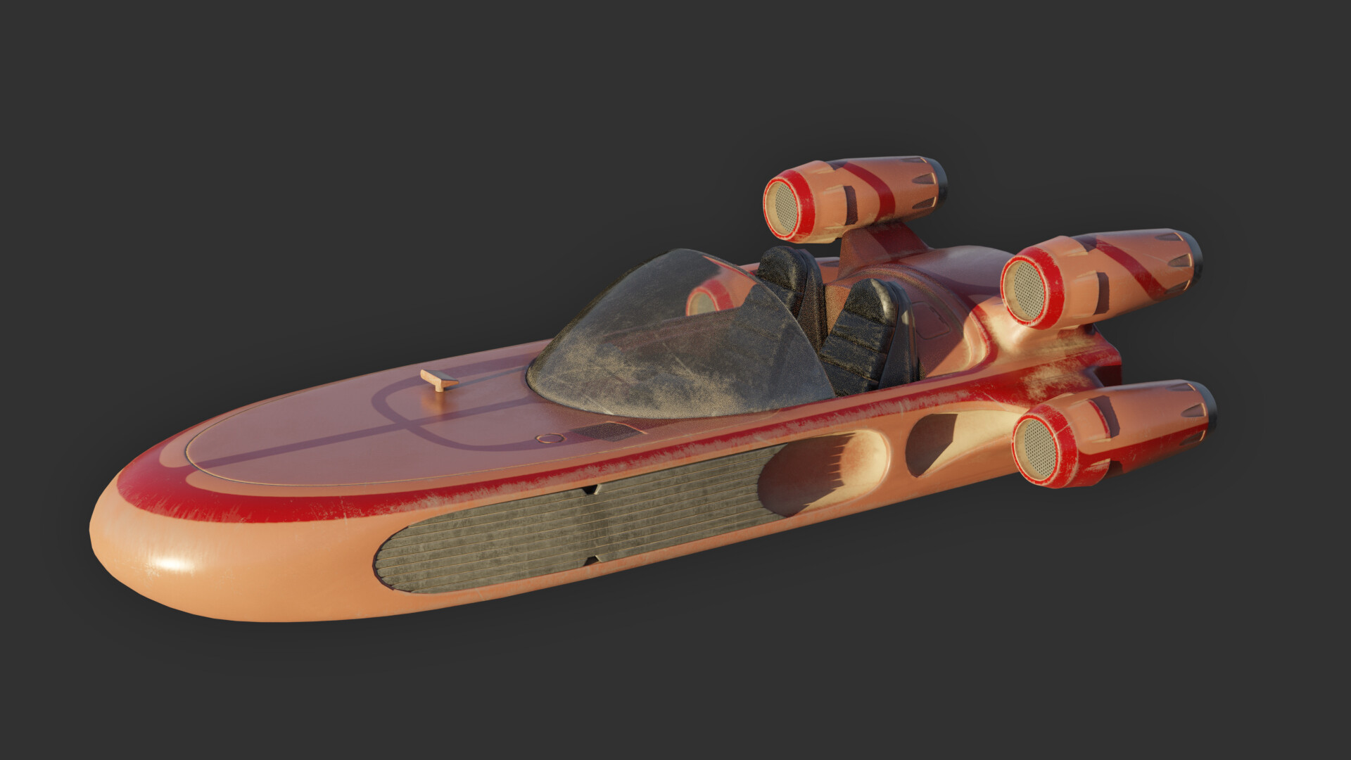 ArtStation - Modified Landspeeder