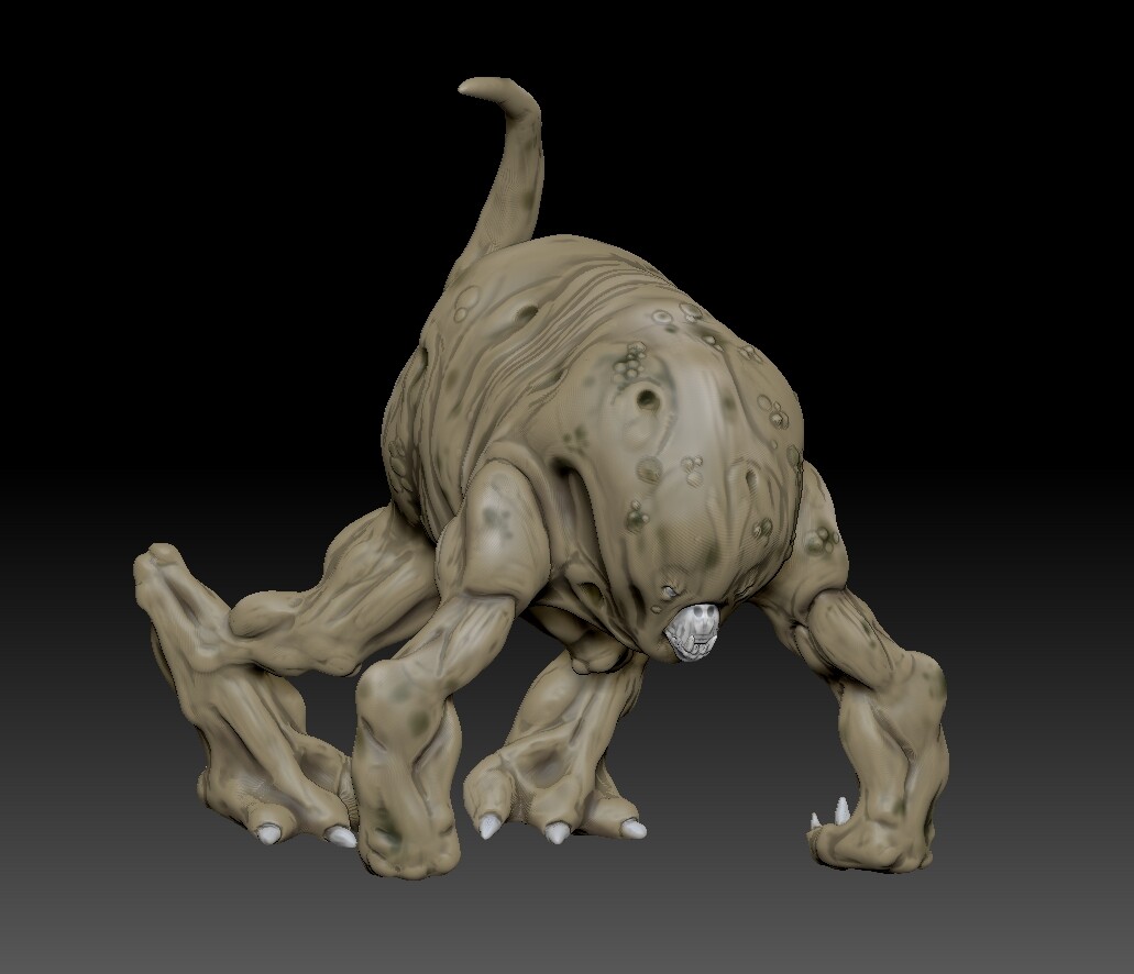 ArtStation - Monster Zbrush Modeling