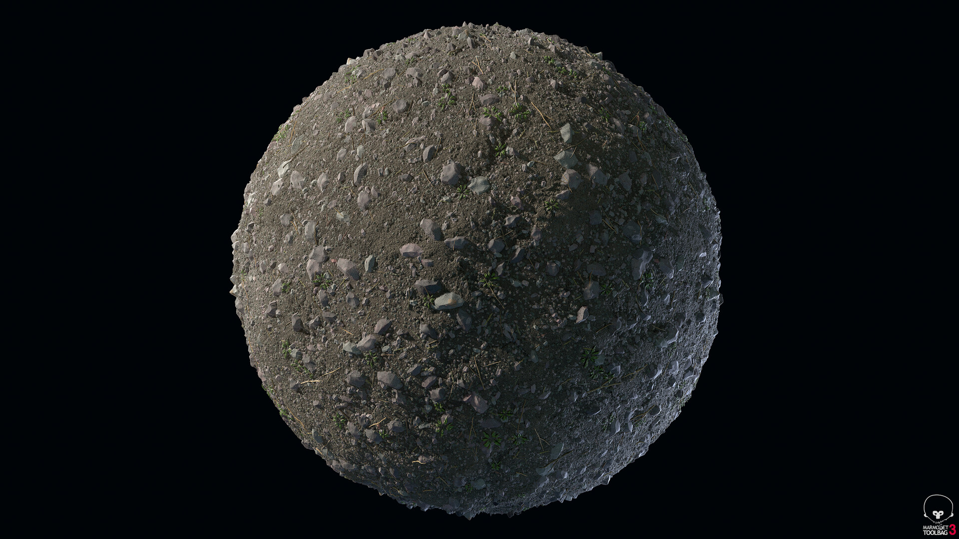 ArtStation - Rocky soil material [Substance Designer]