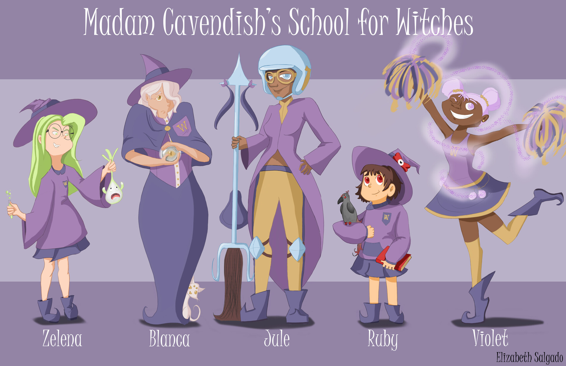 ArtStation - Madam Cavendish's School for Witches