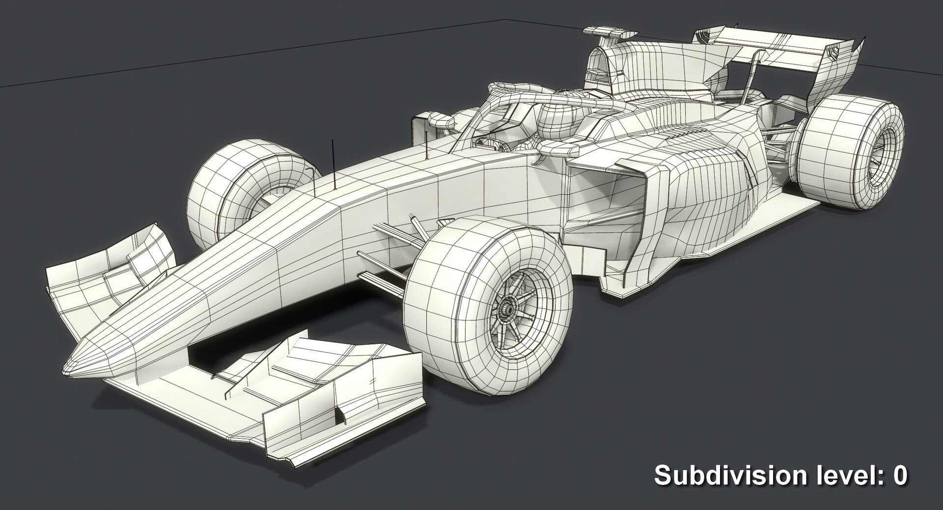 OpticalDreamSoft - Formula 2 Dallara F2 Season 2019 Race Car 3D model