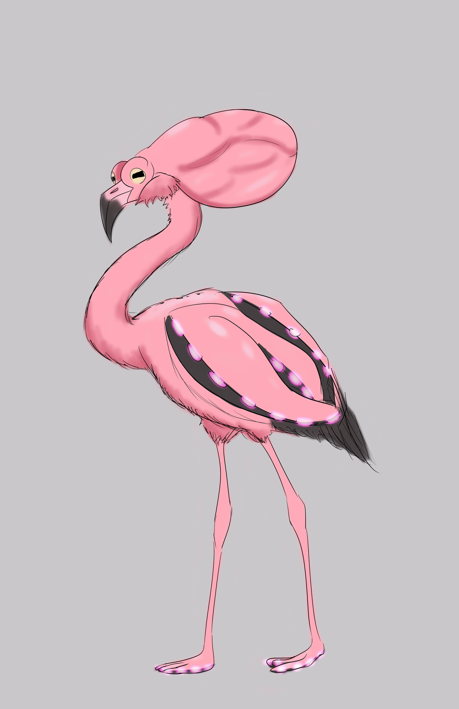 ArtStation - Octopus-Flamingo Hybrid