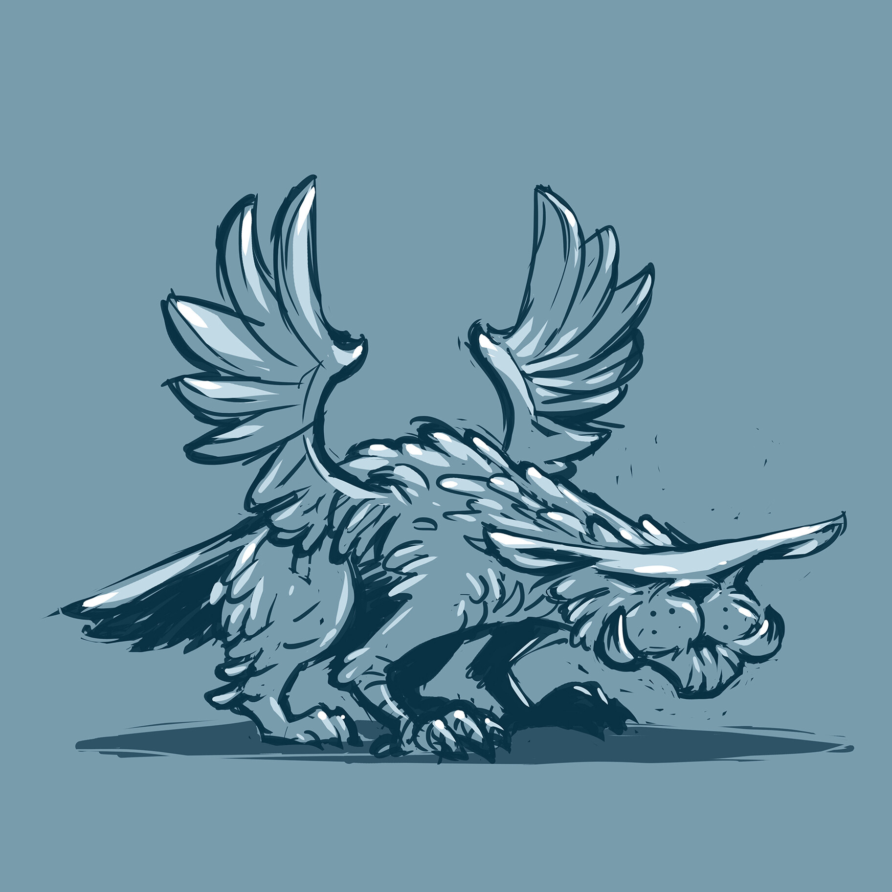 ArtStation - D & D - GRIFFON / quick sketch
