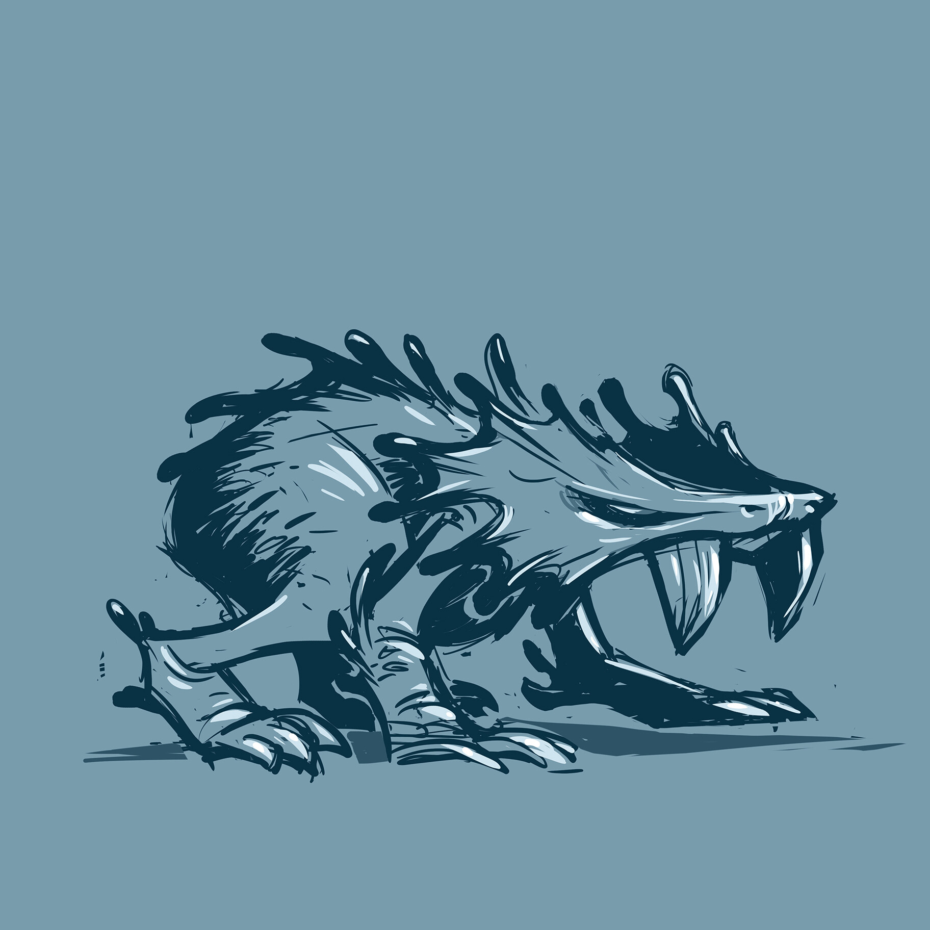 ArtStation - D & D - BATBEAR (homebrew) / quick sketch