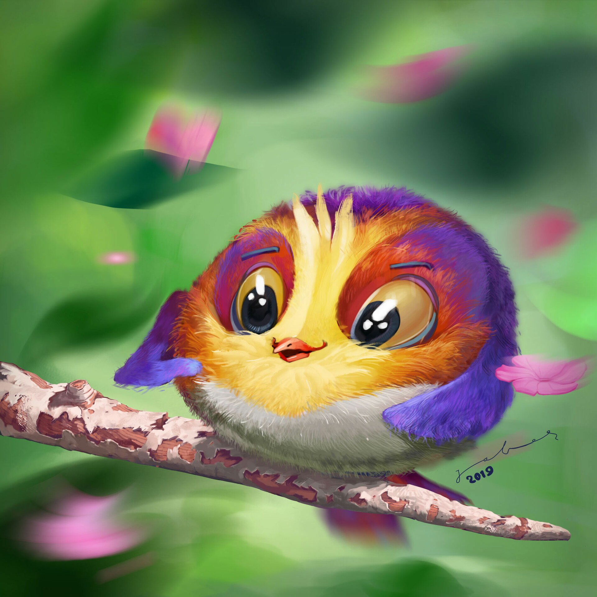 ArtStation - lovely bird