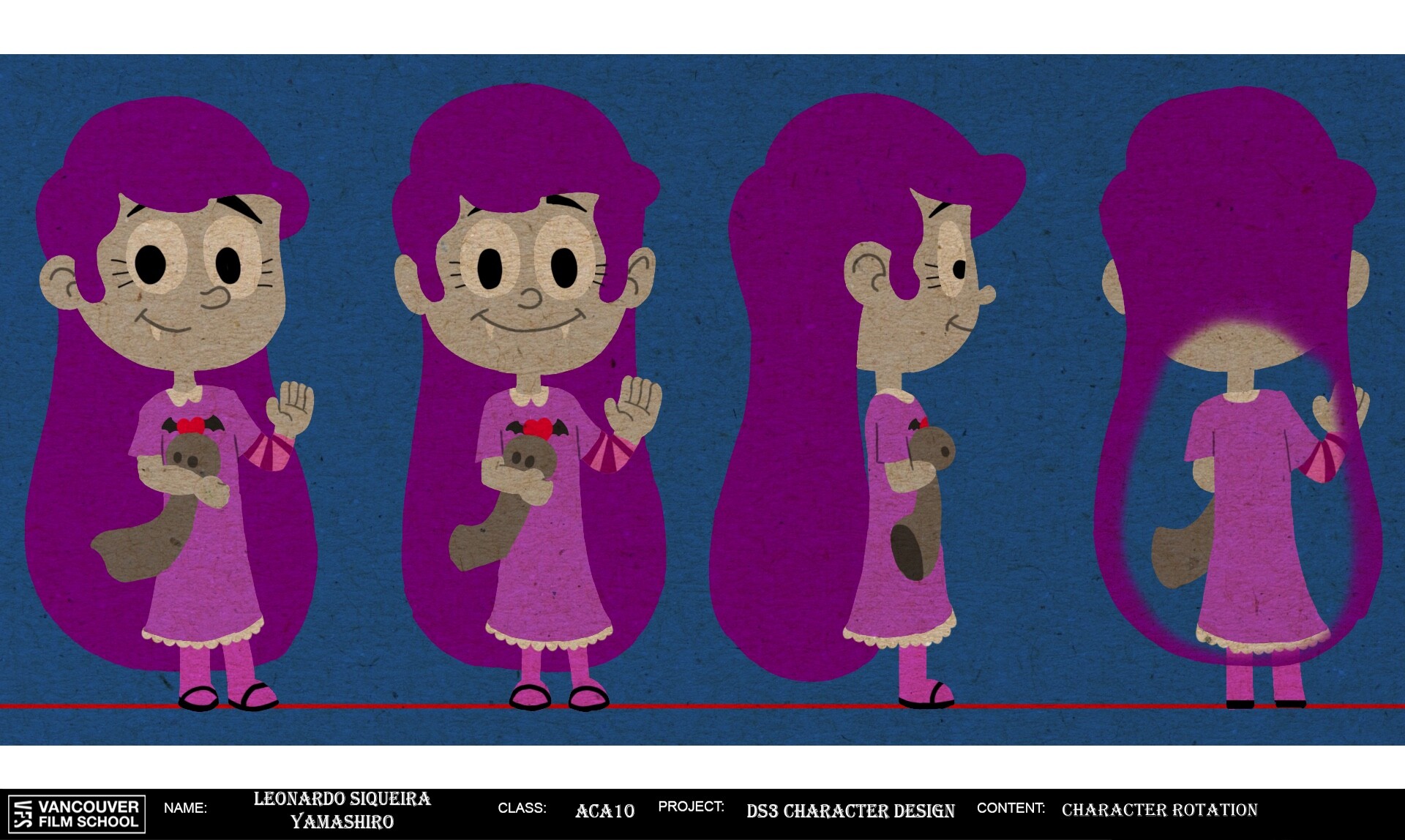 ArtStation - Character Rotation Vampire Girl