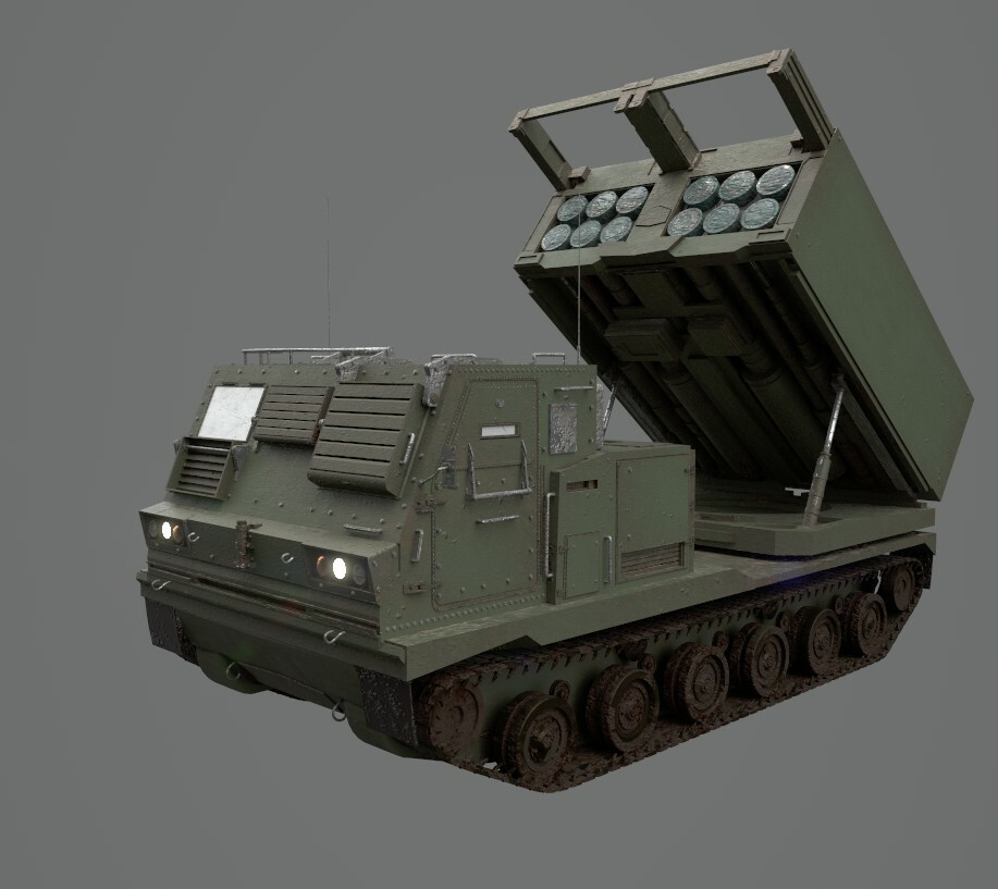 ArtStation - M270 MLRS, Ammar Raad Fahad