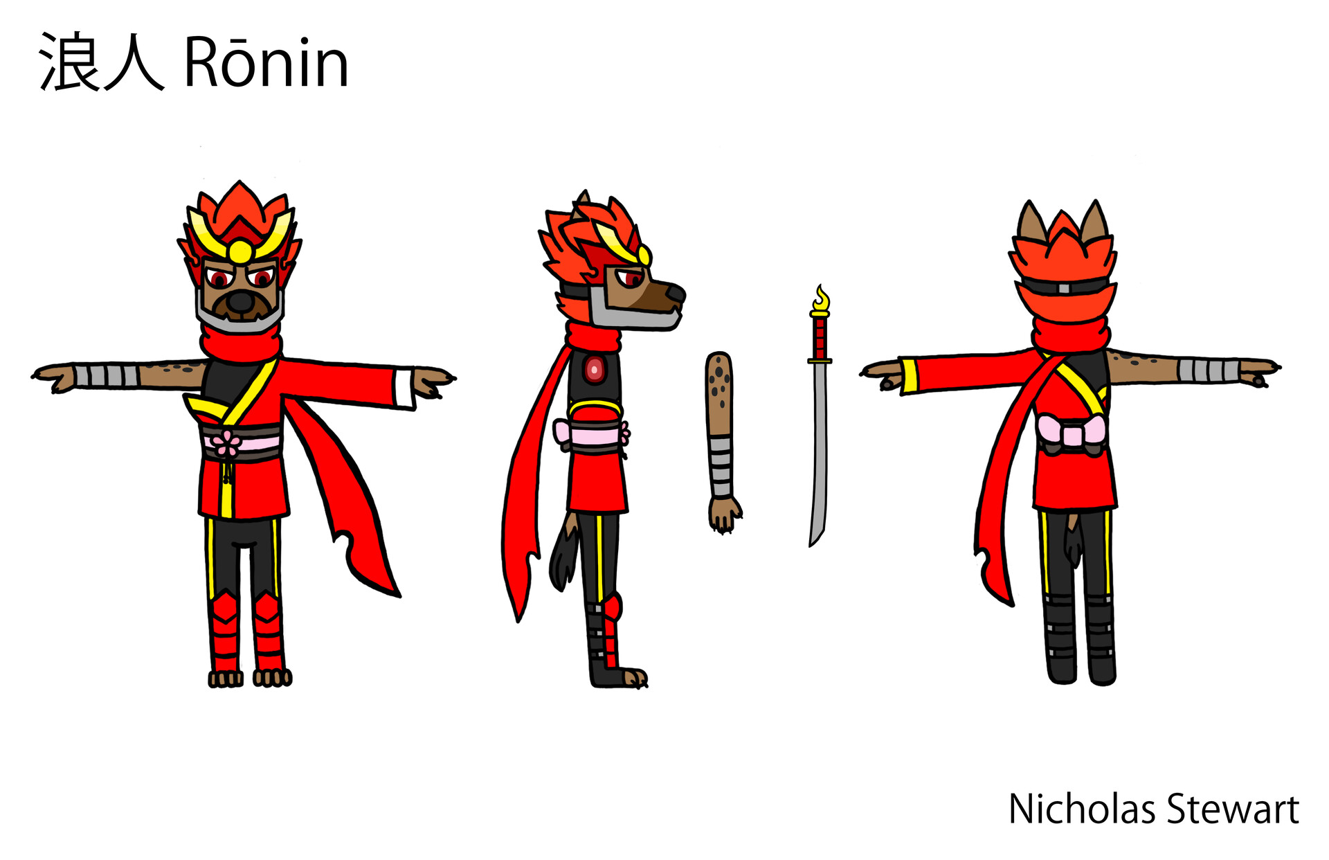ArtStation - Ronin Model Sheet