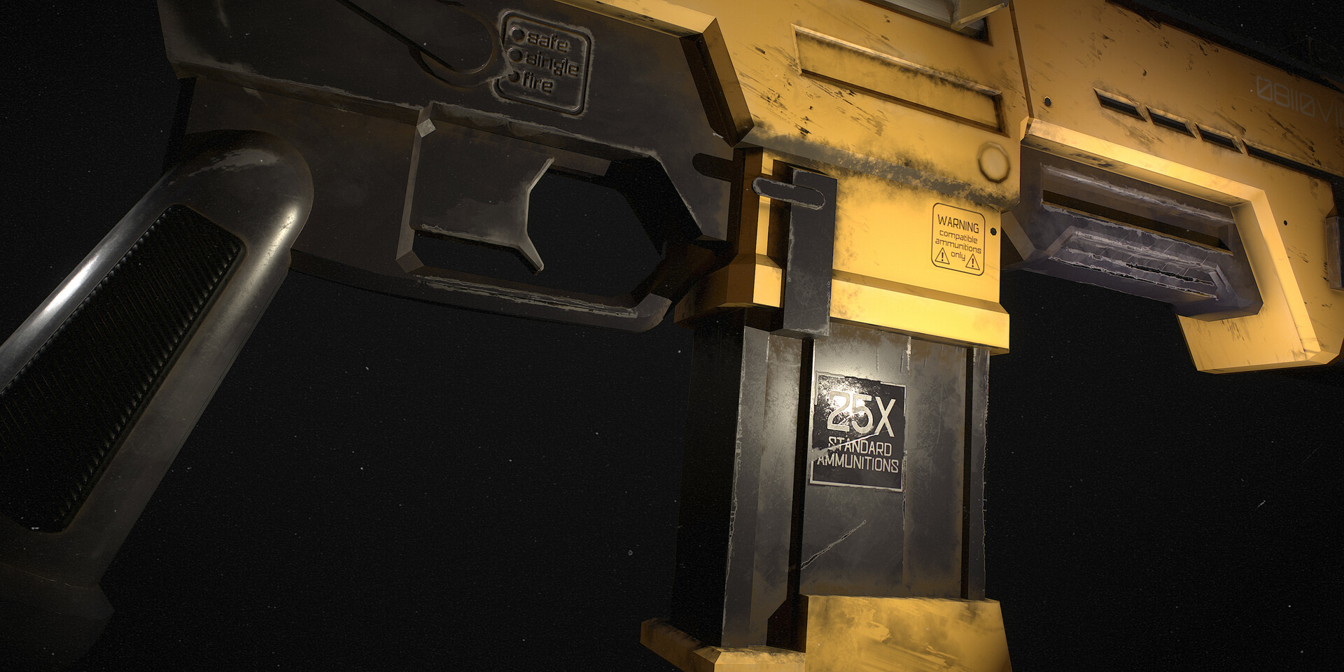 Andrea Riccardi - XCOM 2 Assault Rifle Fanart