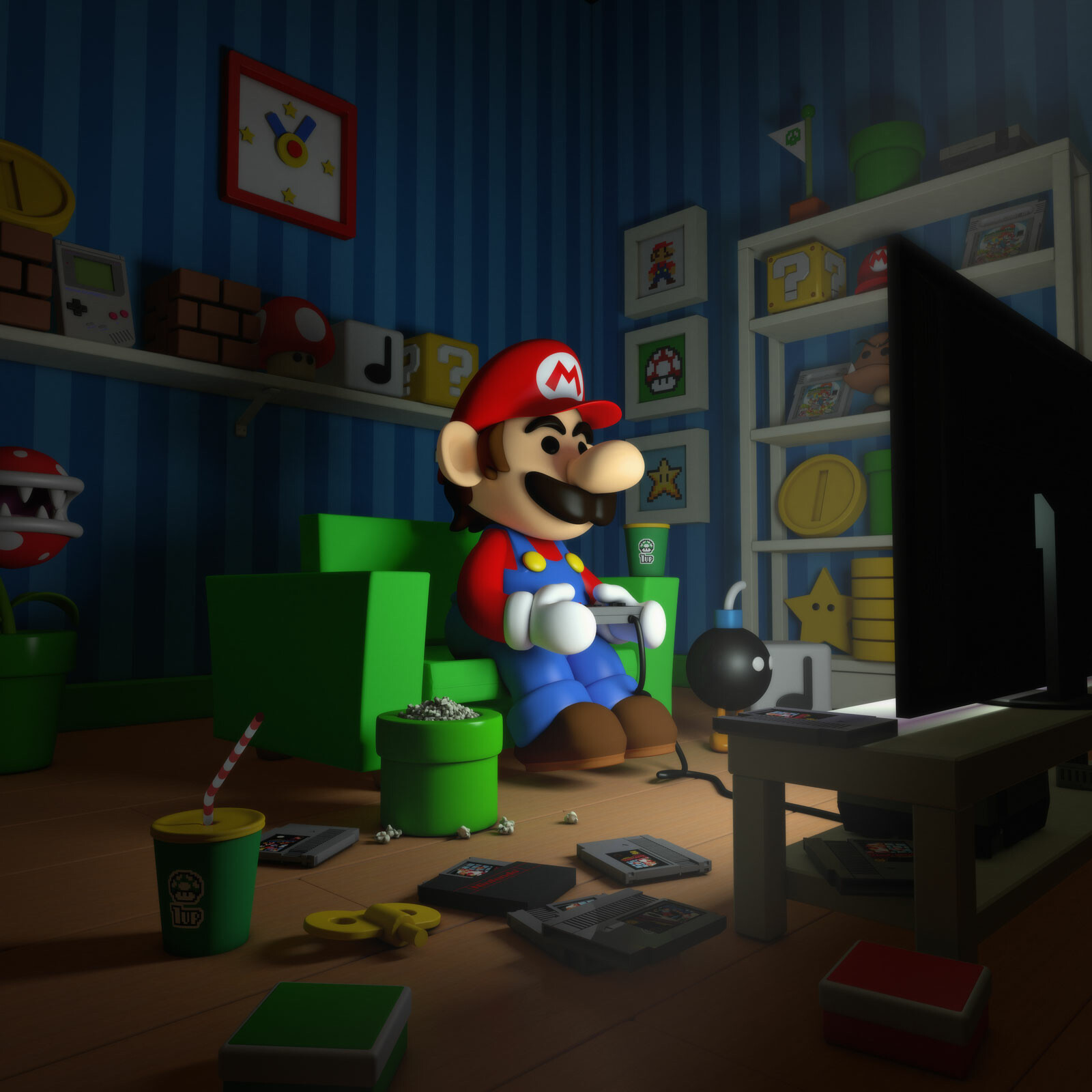 ArtStation - Mario Bros.