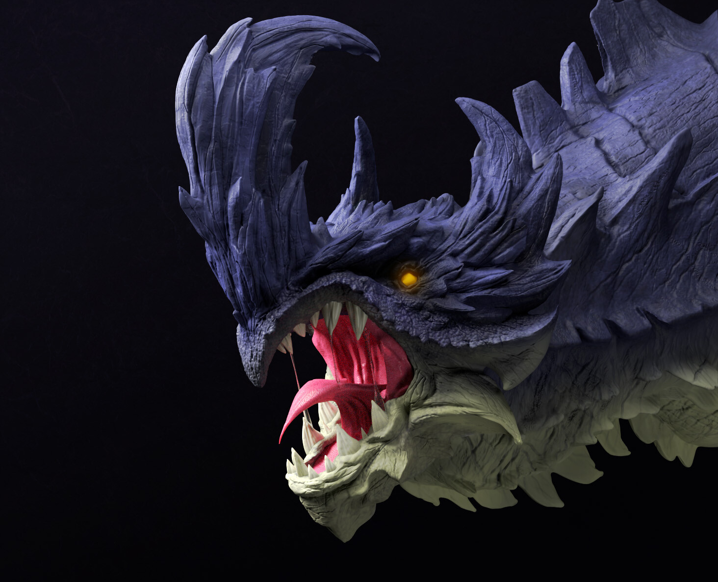 ArtStation - Blue dragon