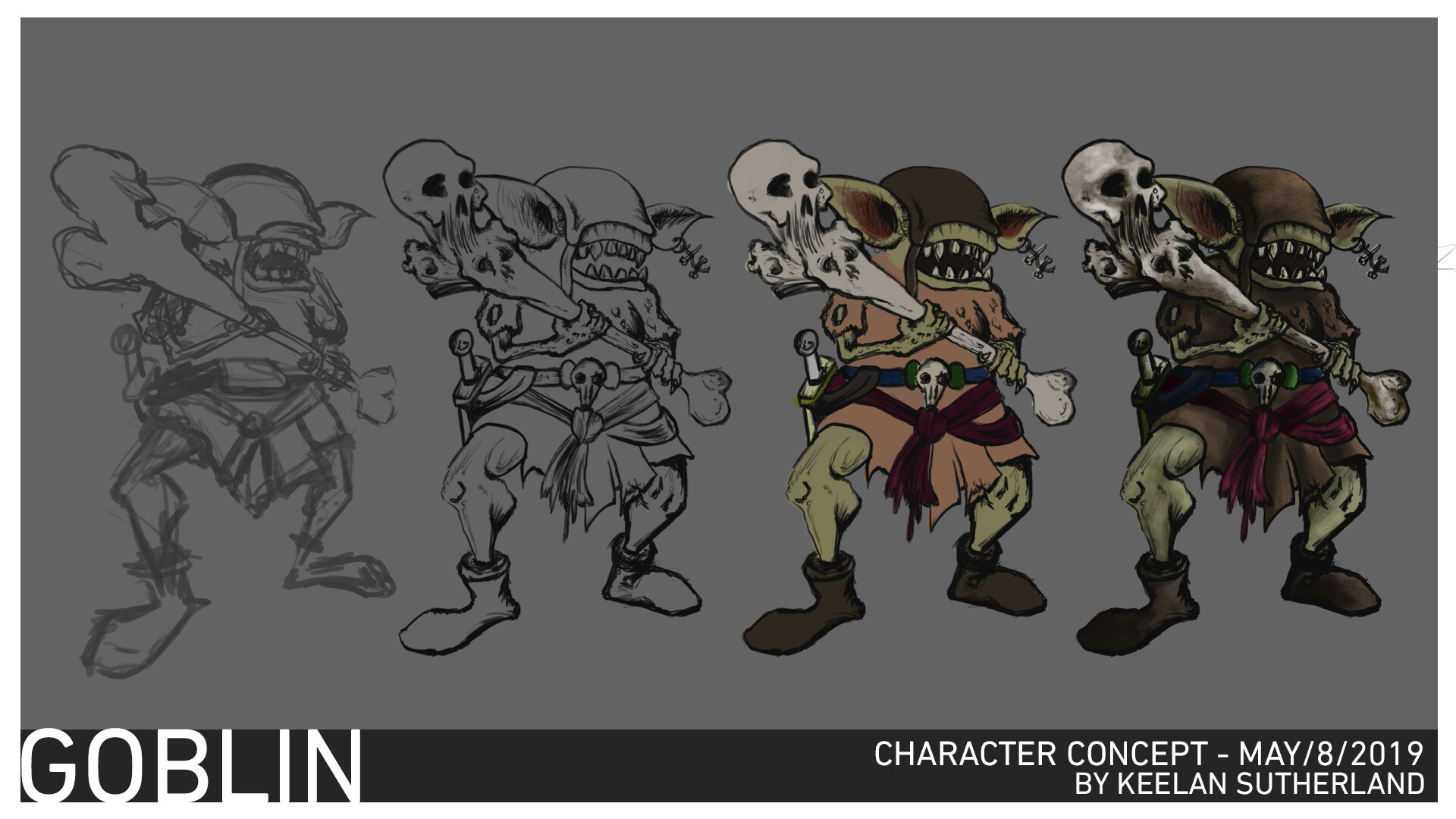 ArtStation - Goblin Character Concept Sheet