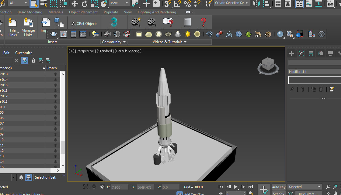 ArtStation - Spaceship design working progress