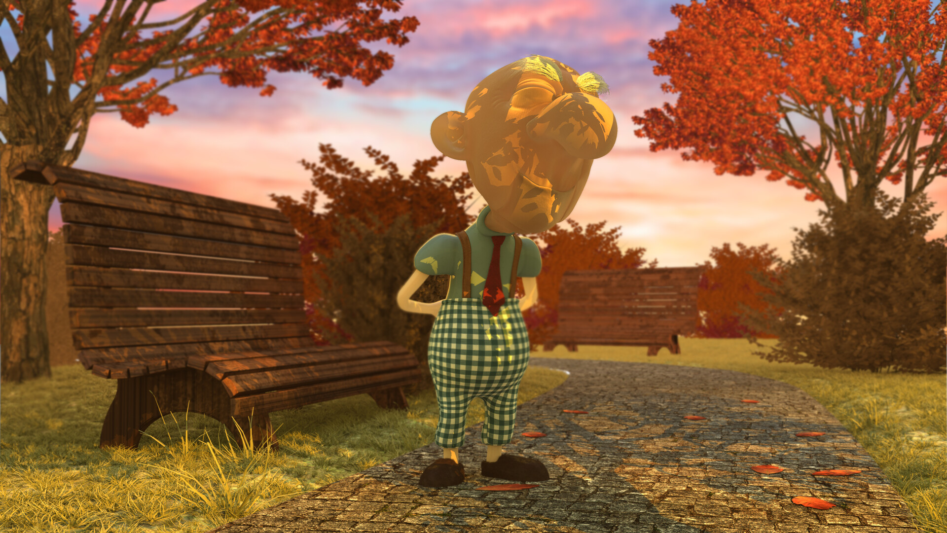 ArtStation - Old man animation character