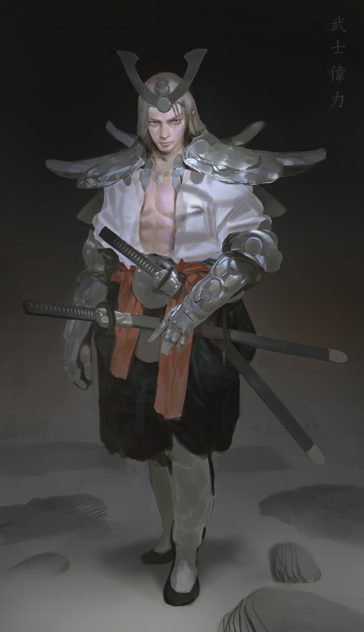 Silver Samurai Concept Art