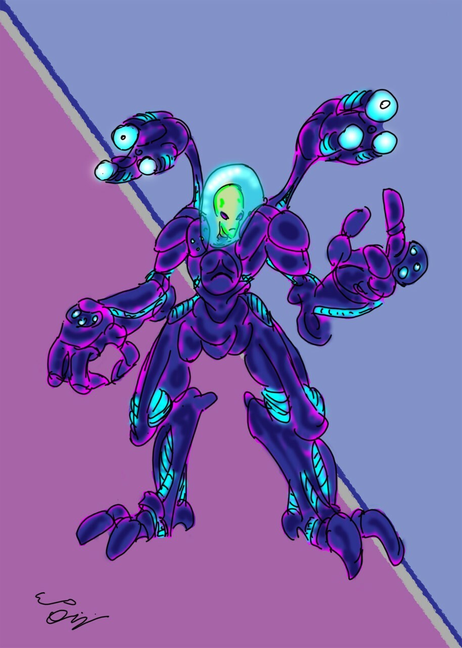 ArtStation - Alien Combat Armor