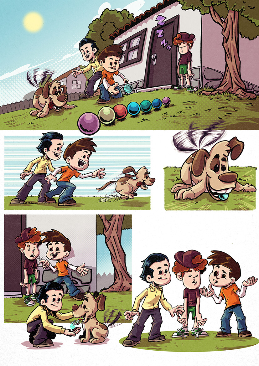 ArtStation - Comic Pages for Childrens Magazine