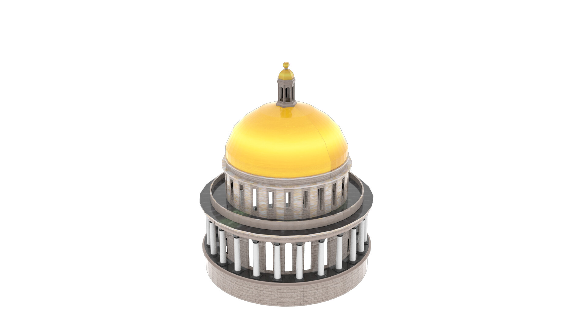 Anouk Geelen - 3D model Saint Isaac's cathedral dome