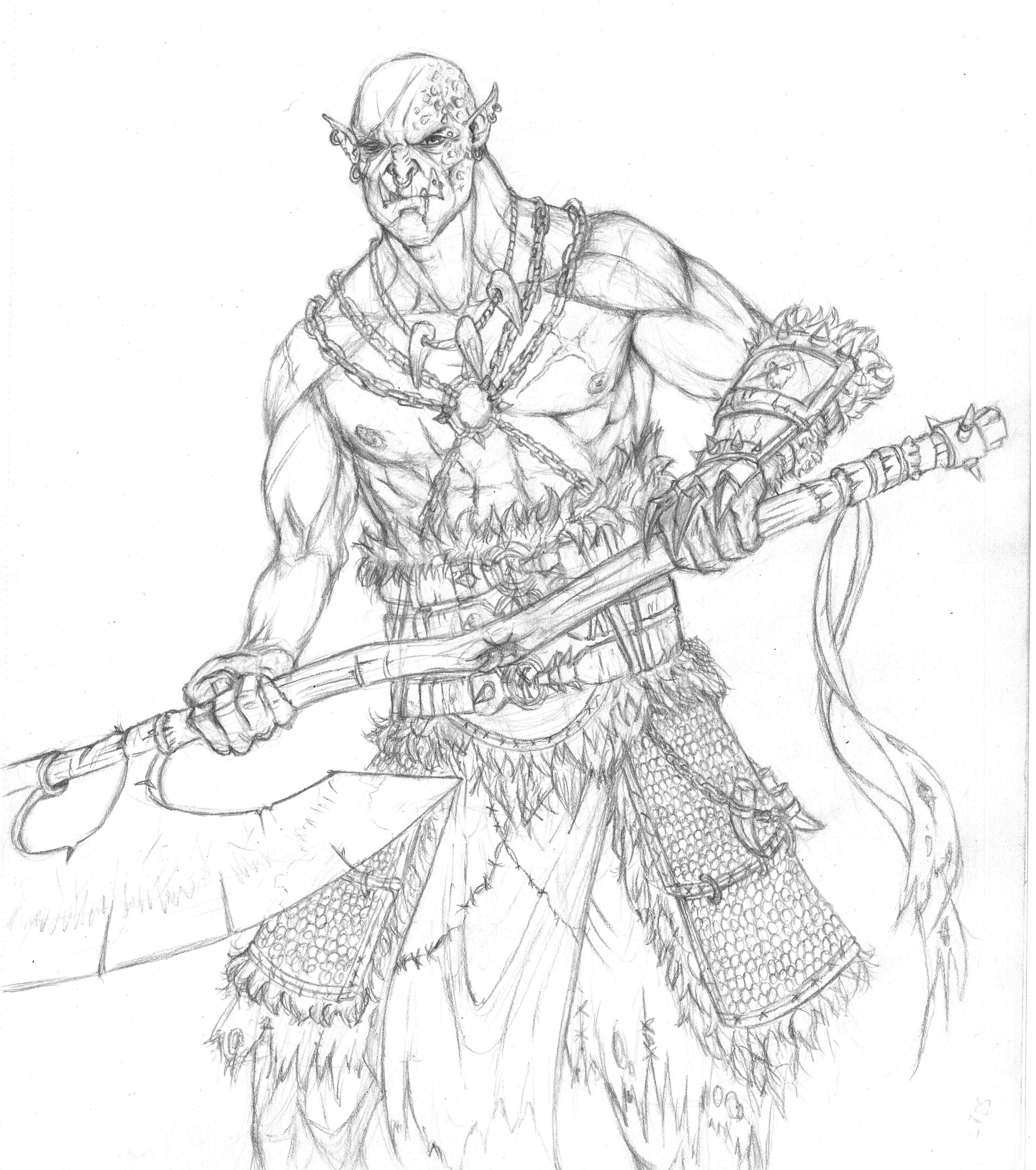 ArtStation - Orcish Veteran