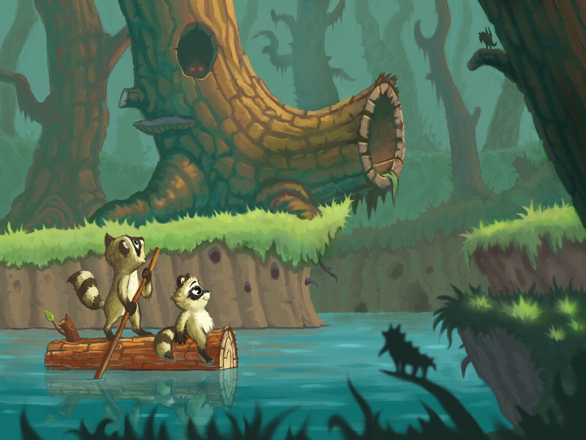 ArtStation - Raccoons