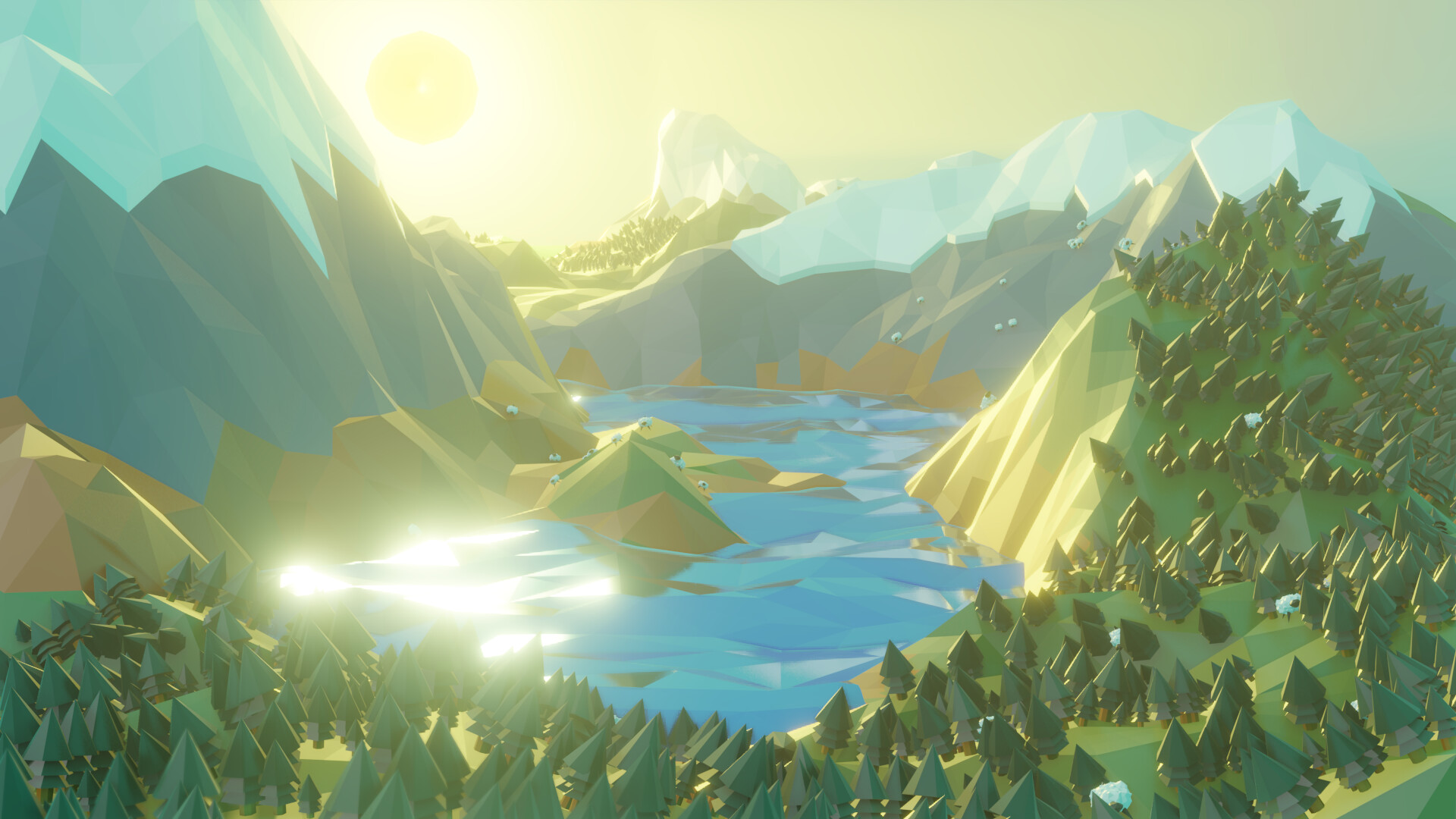 ArtStation - Poly Landscape