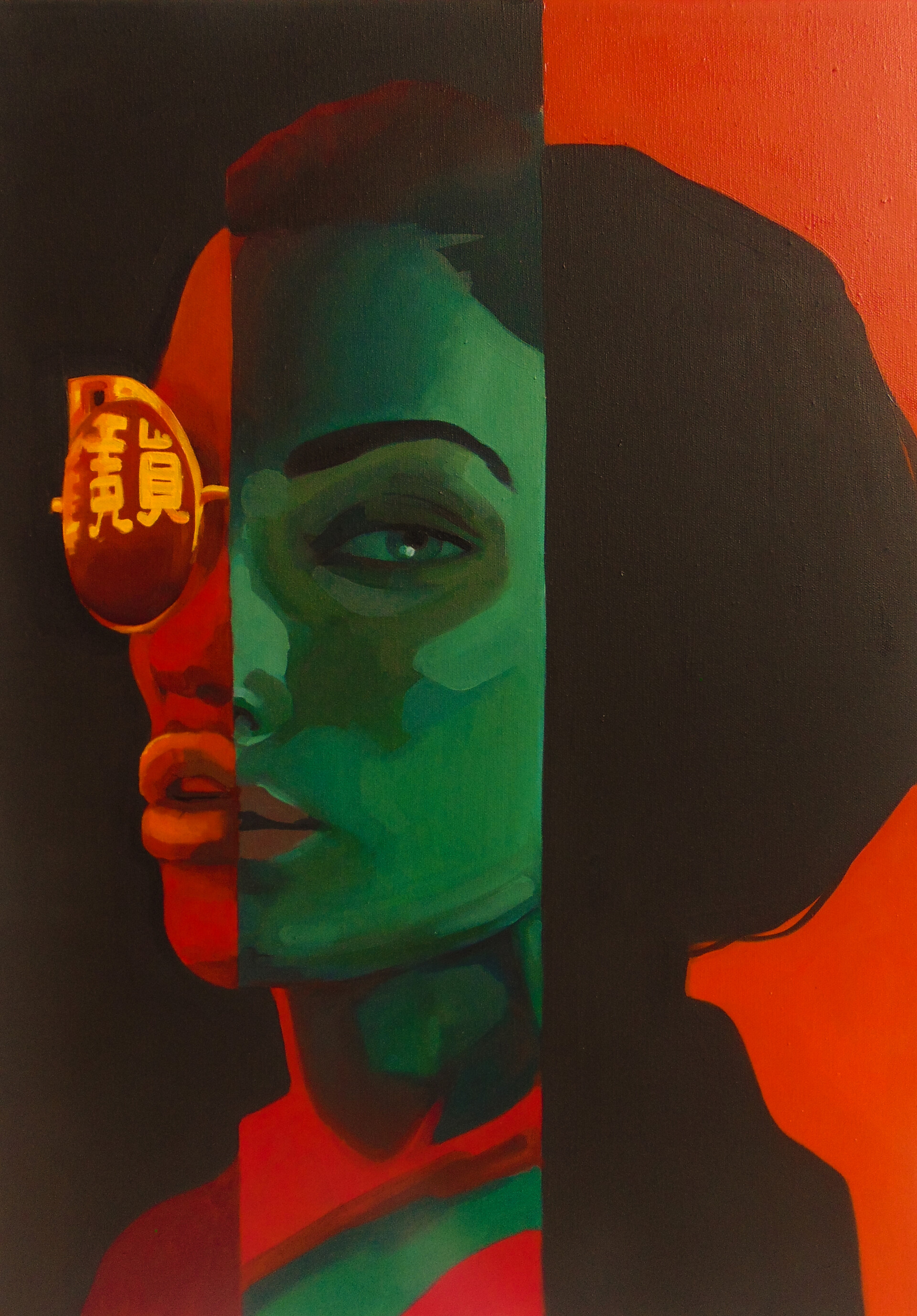 ArtStation - Collage light color 2 , Oil on canvas. Original Art ...