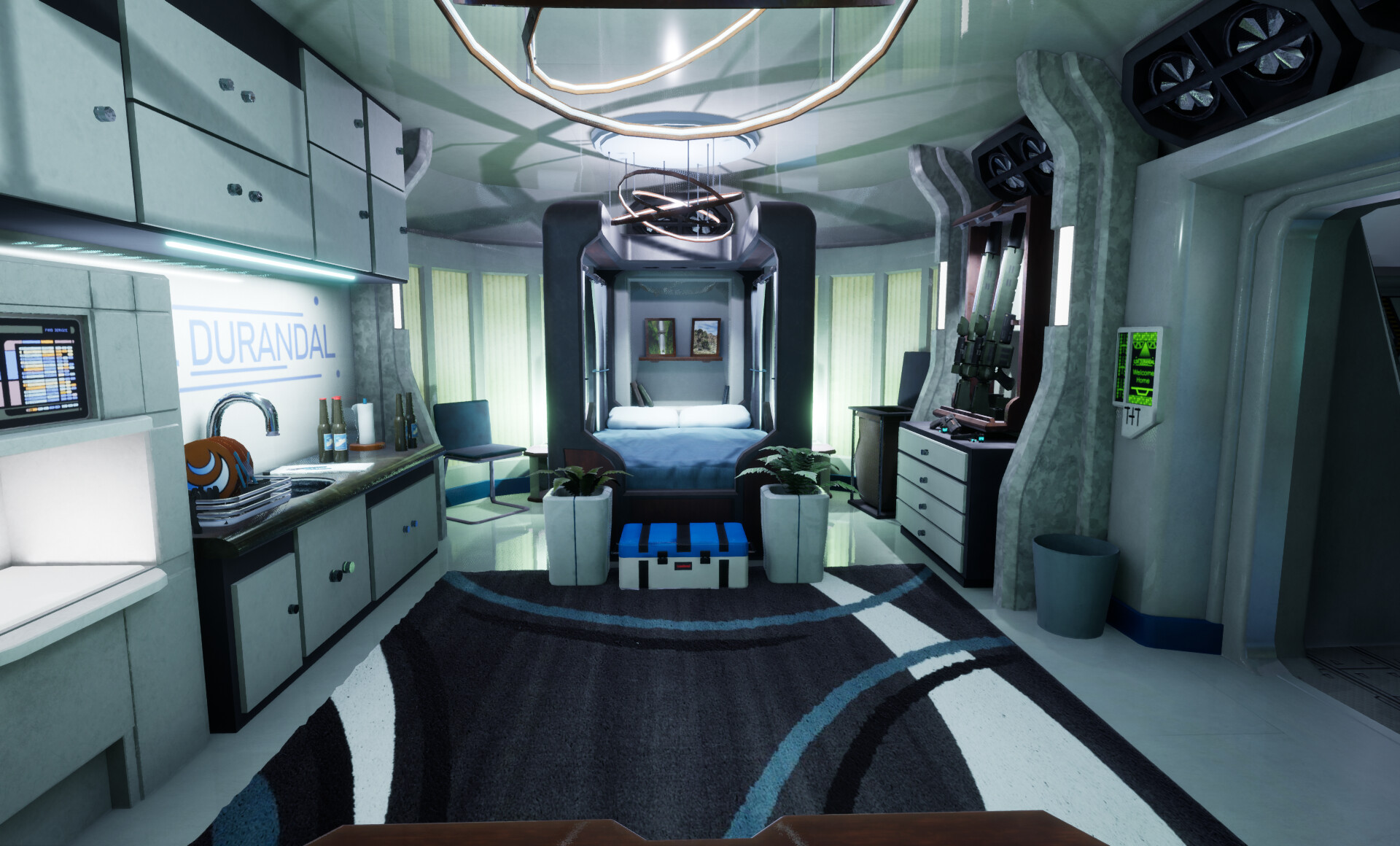 Eric Everson - Durandal Interior - Bedrooms