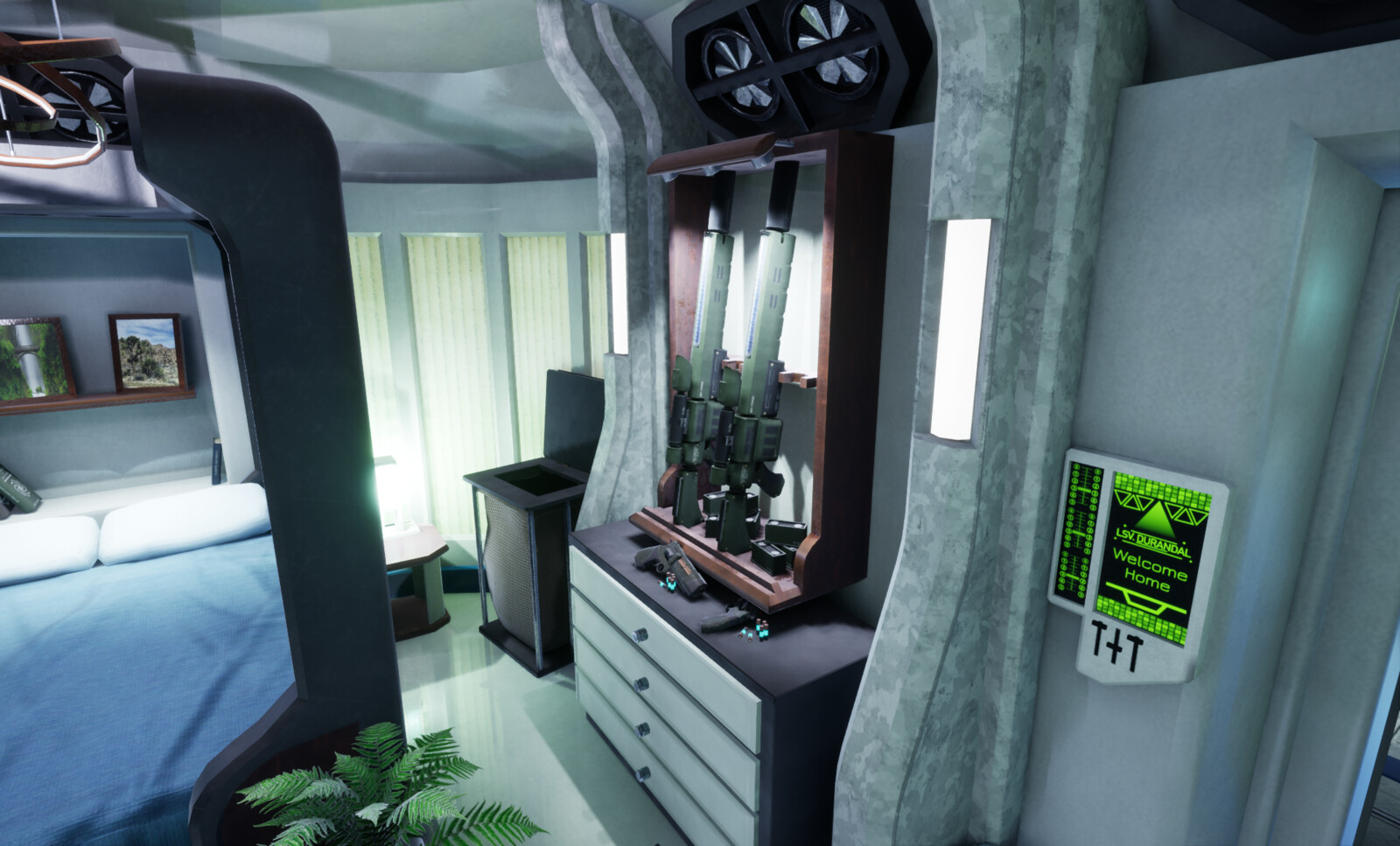 Eric Everson - Durandal Interior - Bedrooms