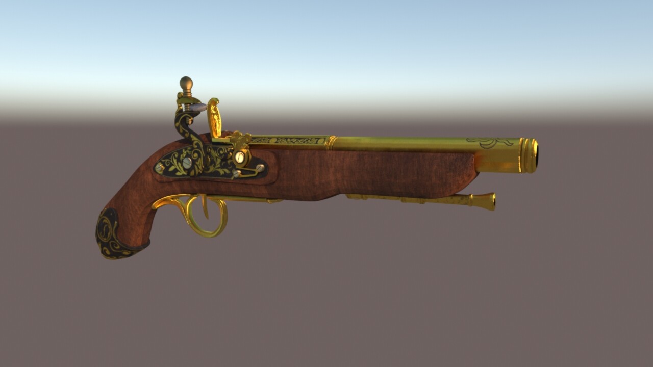 ArtStation - Flintlock Pistol