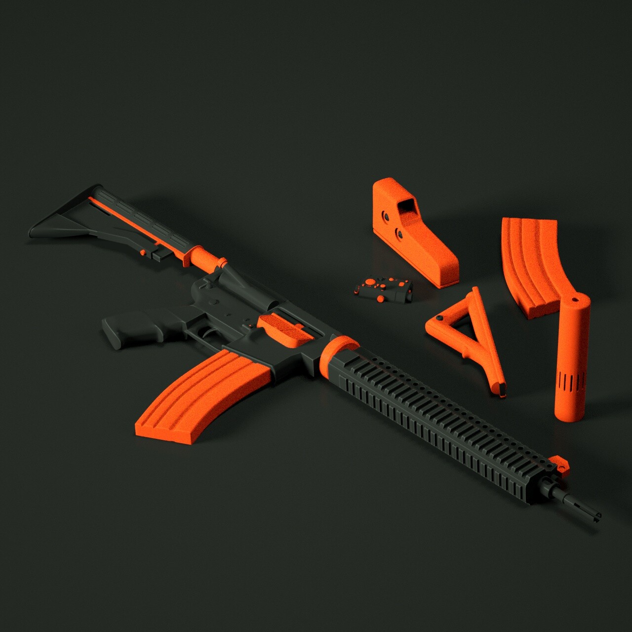 ArtStation - My carabine 🙄