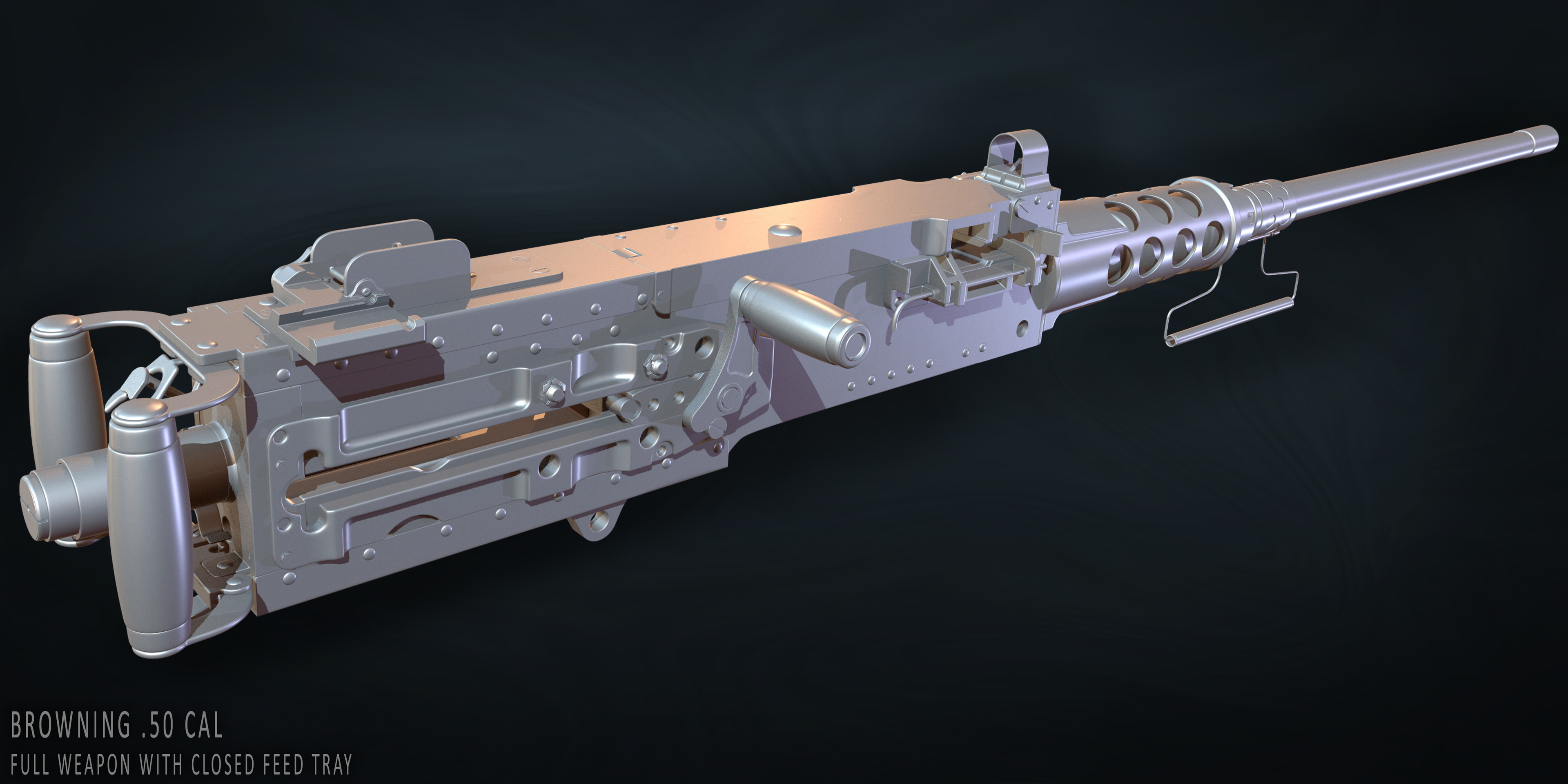 Katie Sabin - "Ma Deuce" M2 Browning .50 cal | High Poly