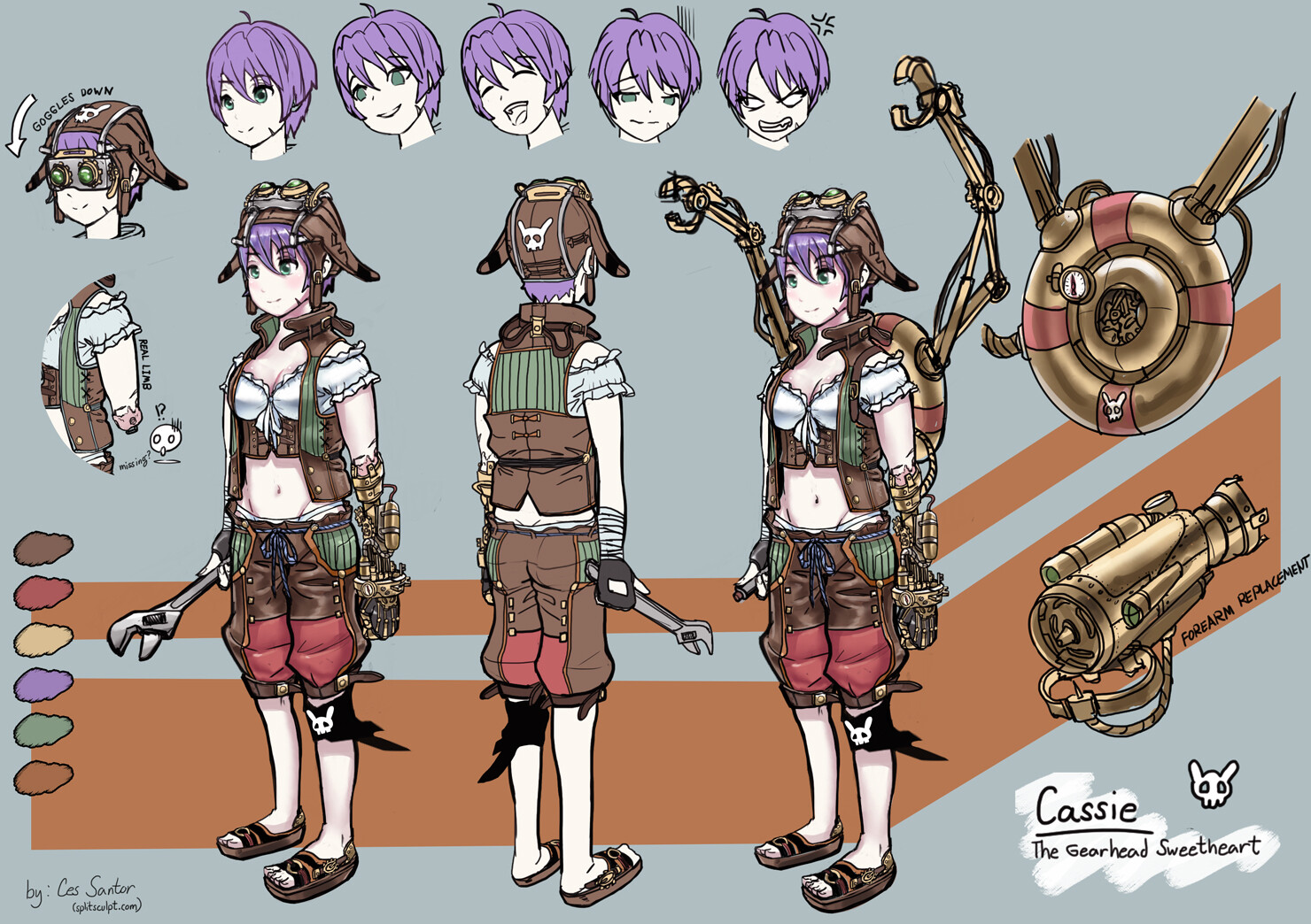 ArtStation - Cassie Character Conceptart