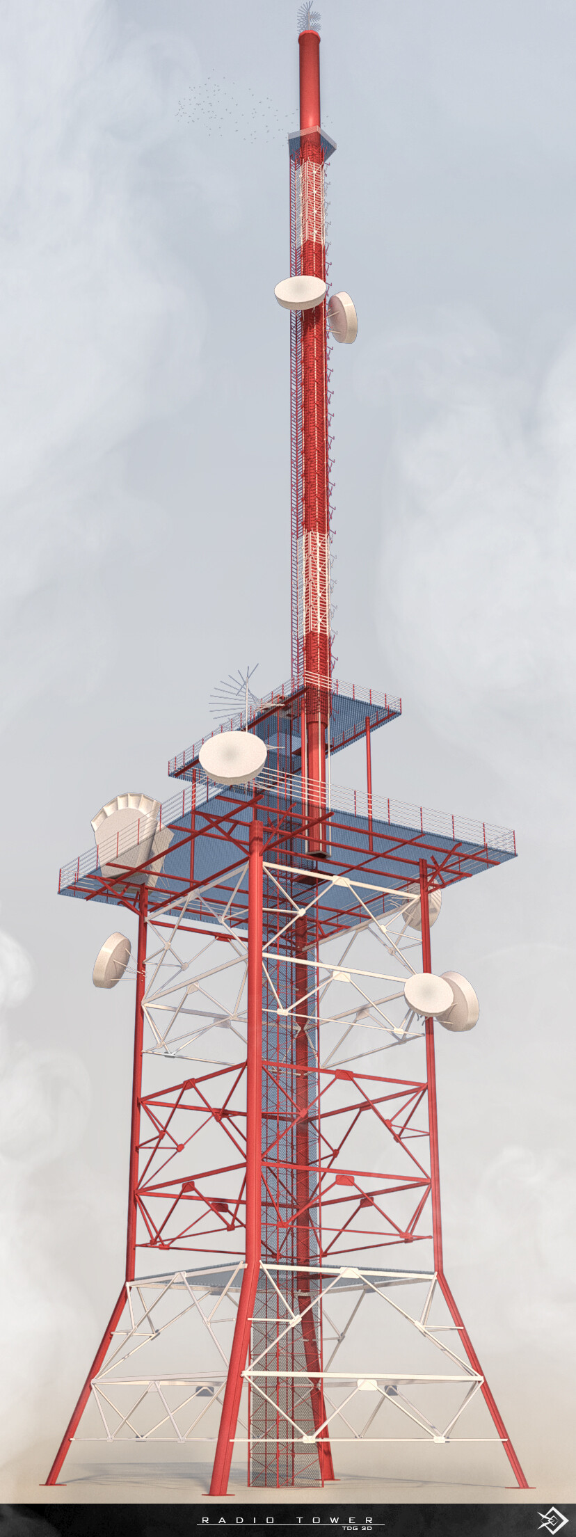 ArtStation - radio tower