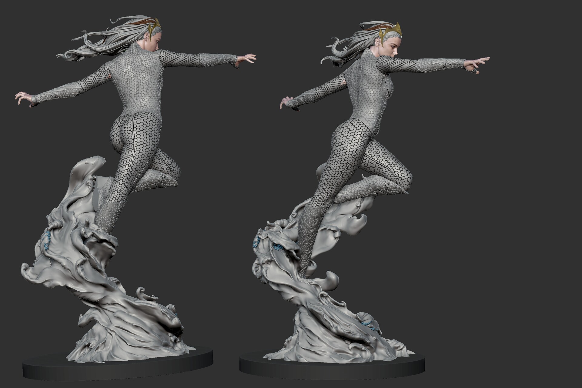 James Marsano - DC COLLECTIBLES - 1/6 Scale , Aquaman : Mera Statue