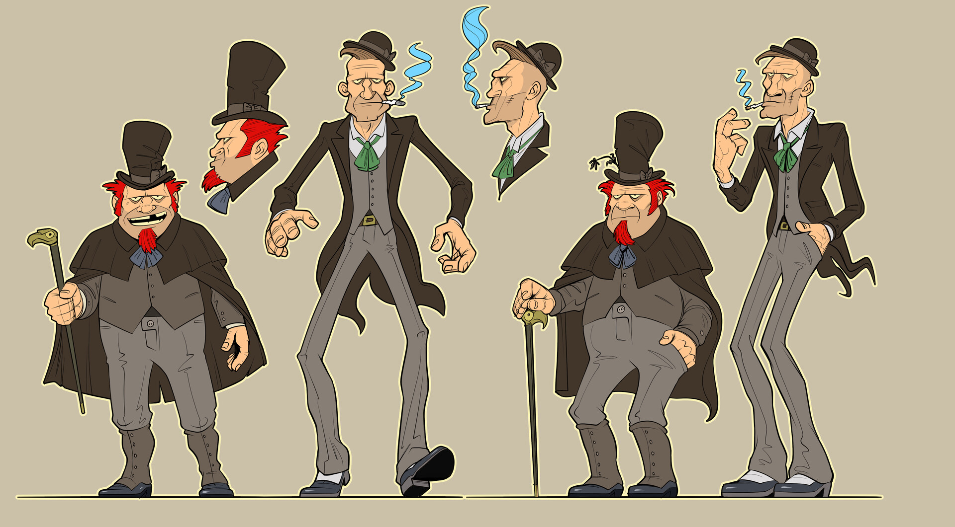 ArtStation - Steamie comics character design