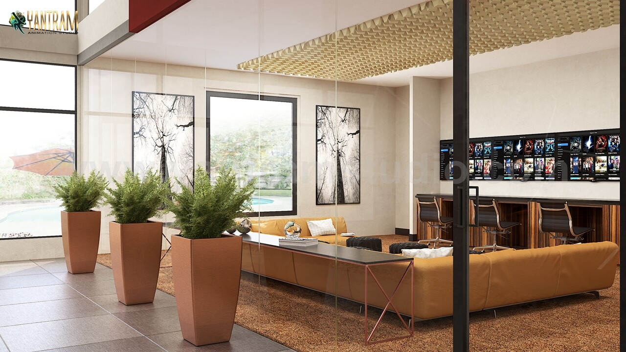 Yantram Architectural Design Studio - Modern Video Game, Wine Room ...