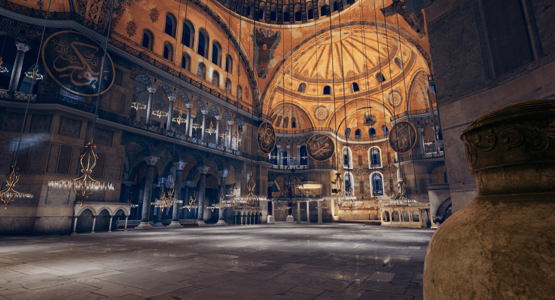 ArtStation - Hagia Sophia (Night)