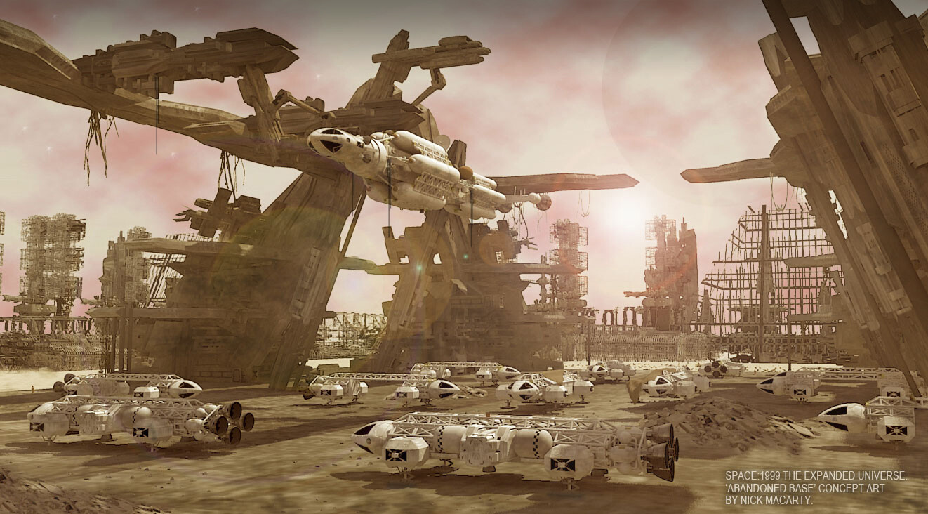 ArtStation - Abandoned Alien Base concept.