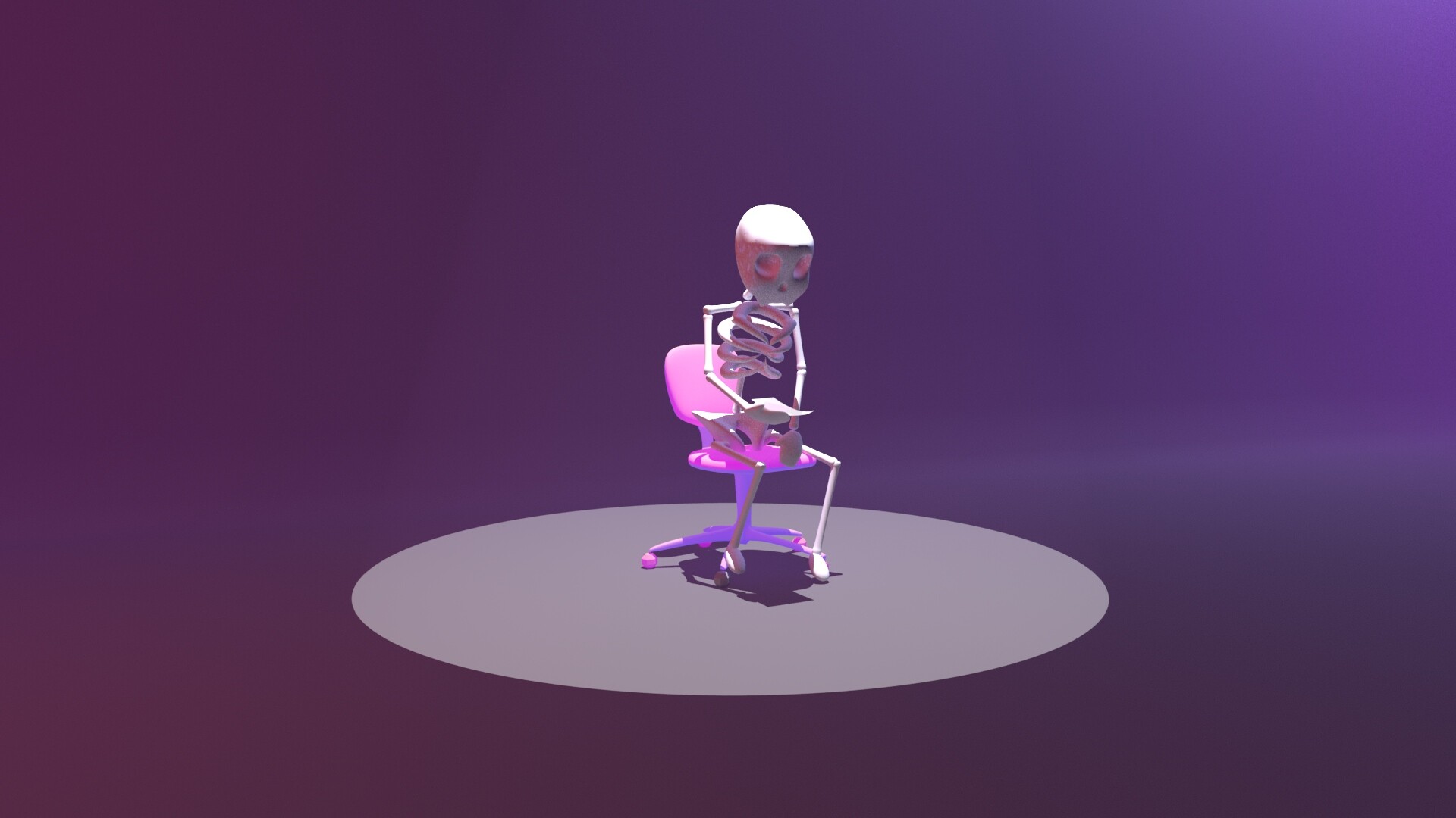 ArtStation - Squeleton Scene