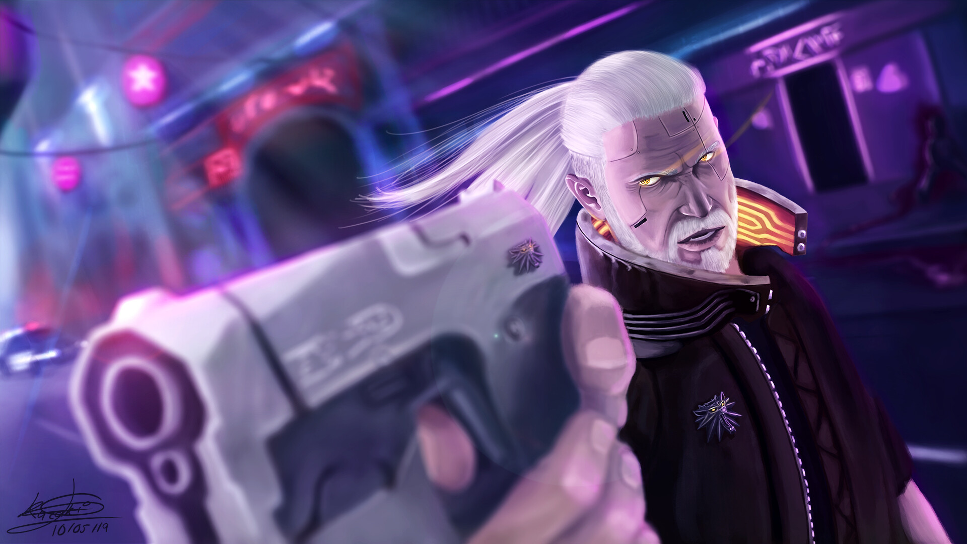 Kazaki - Cyberpunk Geralt 2077