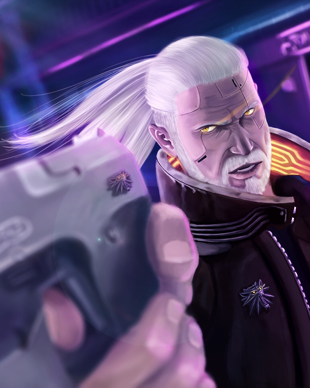 Kazaki - Cyberpunk Geralt 2077
