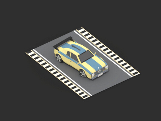 ArtStation - Low Poly Rally