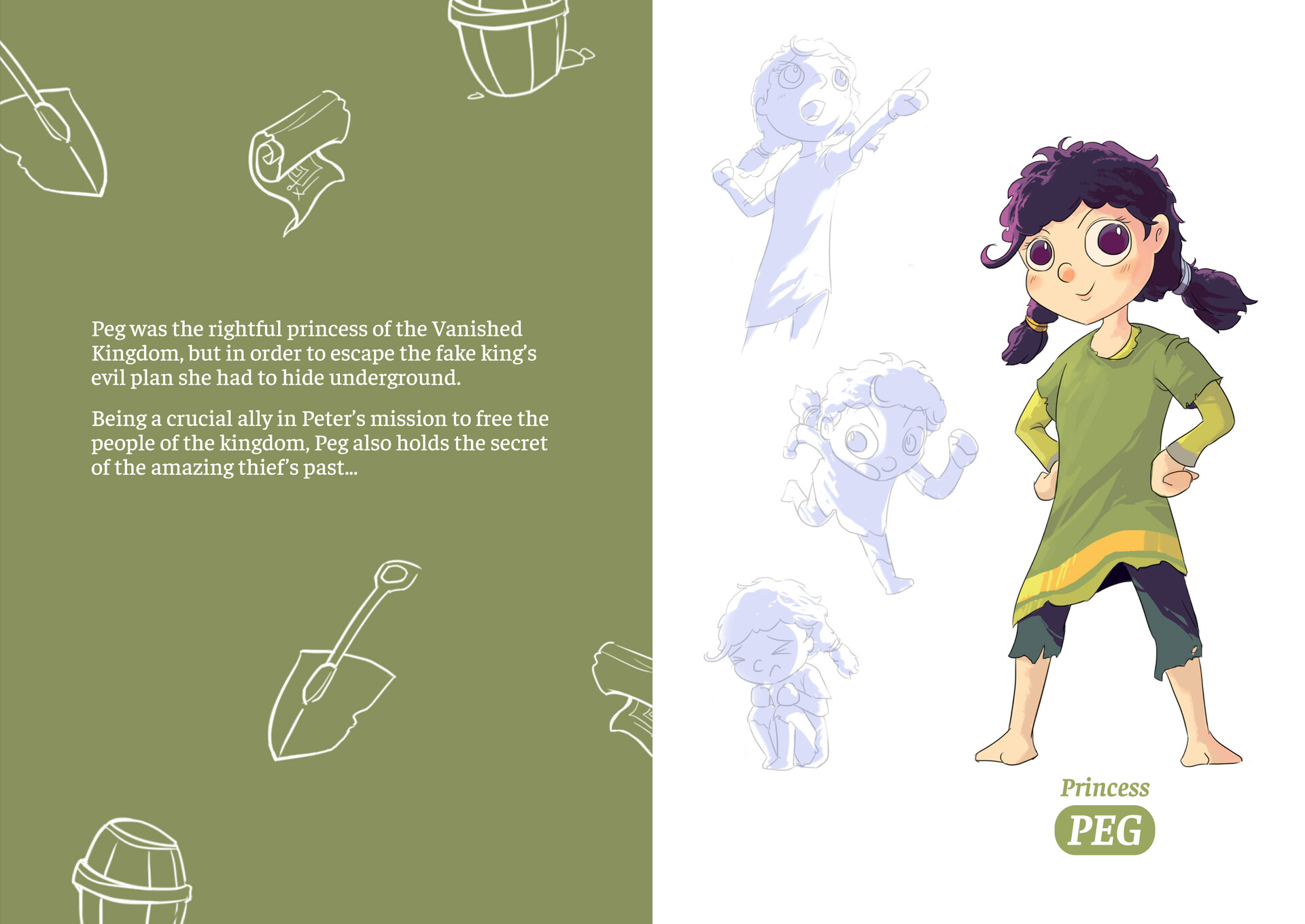 Minh Truong - "Peter Nimble & His Fantastic Eyes" illustration - Characters