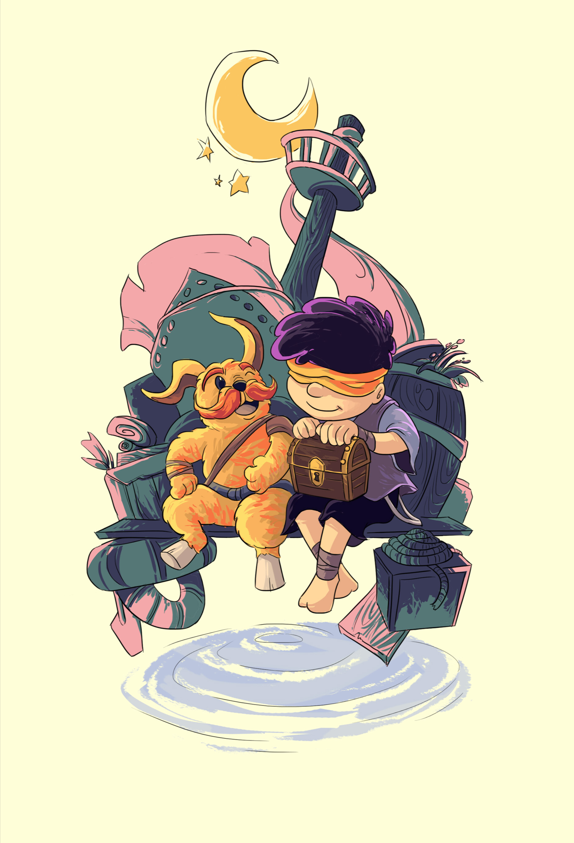 Minh Truong - "Peter Nimble & His Fantastic Eyes" illustration